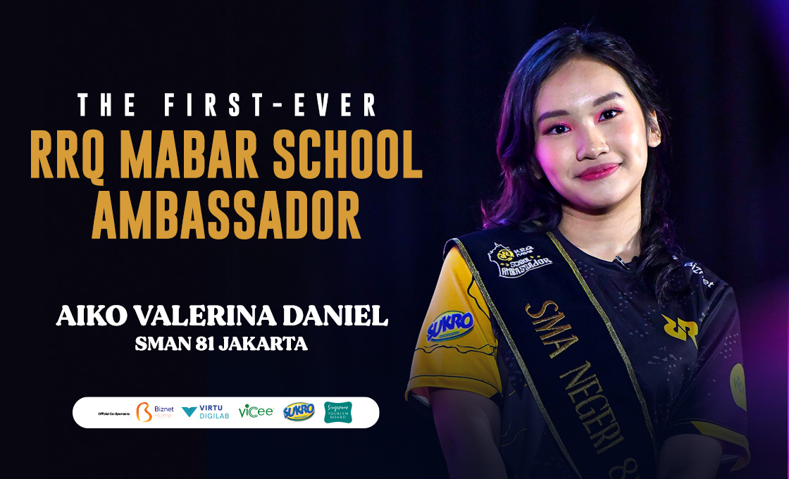 Aiko Valerina Daniel Terpilih Menjadi RRQ MABAR School Ambassador Season 1